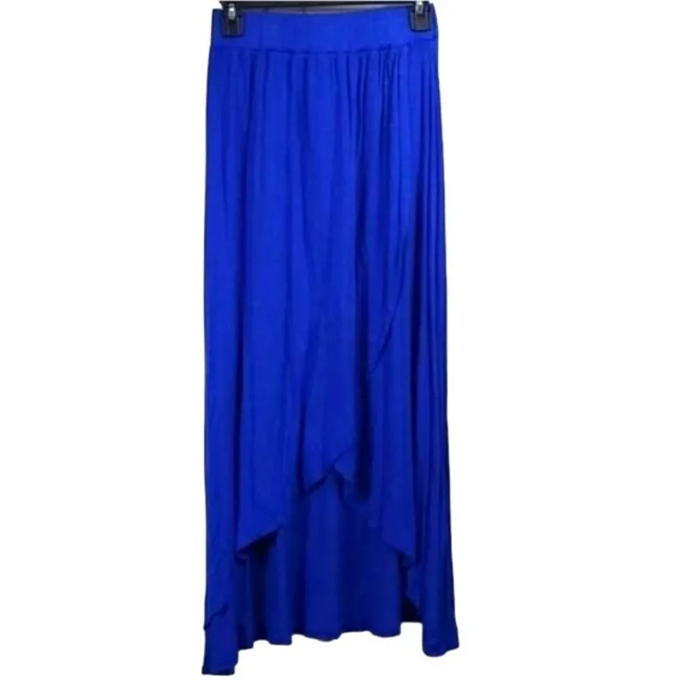 new directions | Skirts | New Directions Royal Blue Tulip Midi Skirt ...
